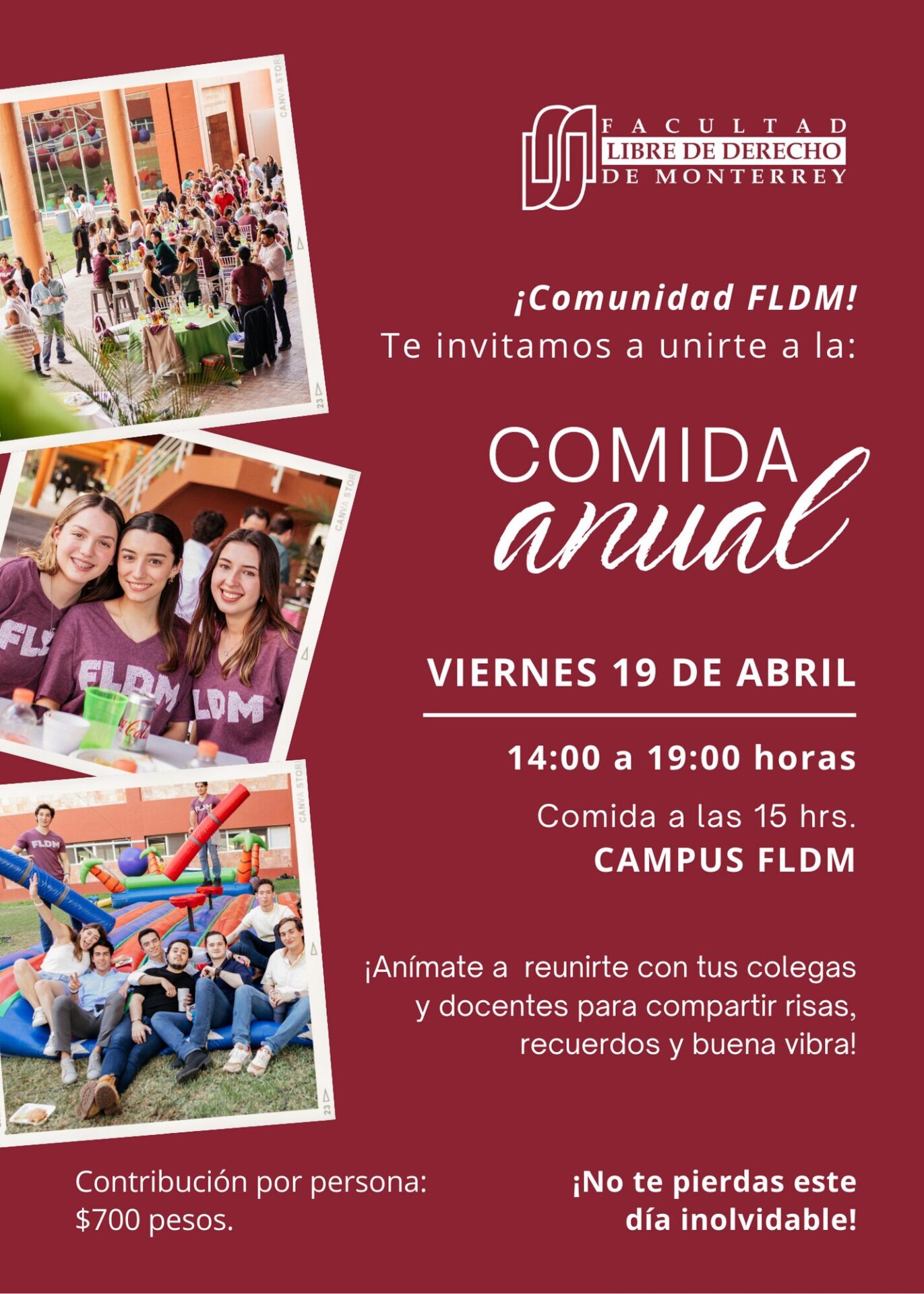 Comida Anual FLDM 2024 - Facultad Libre de Derecho Monterrey